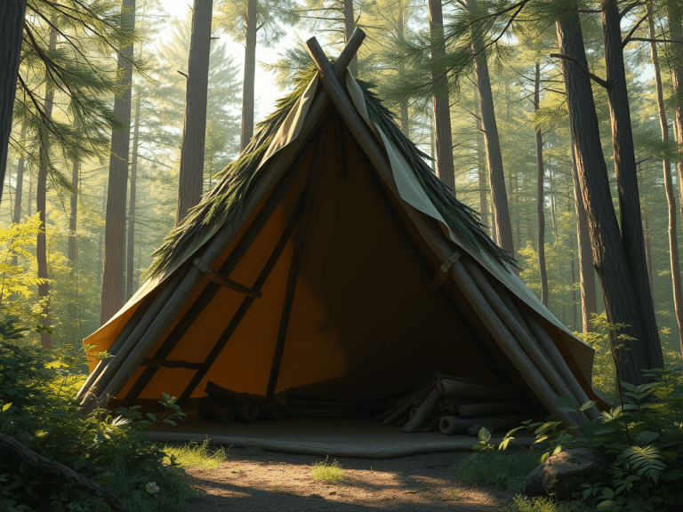 How to Build a Sturdy A-Frame Shelter – Rugged Edge